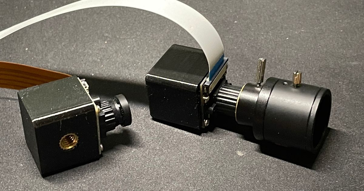 Raspberry Pi Style Camera Tripod Mount by stoneburner | Download free ...