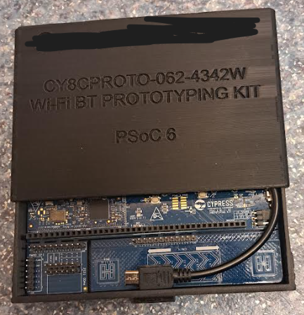 PSOC6 Wi-Fi BT PROTOTYPING KIT (CY8CPROTO-062-4343W) | Case/Container by LC-3D | Download free ...
