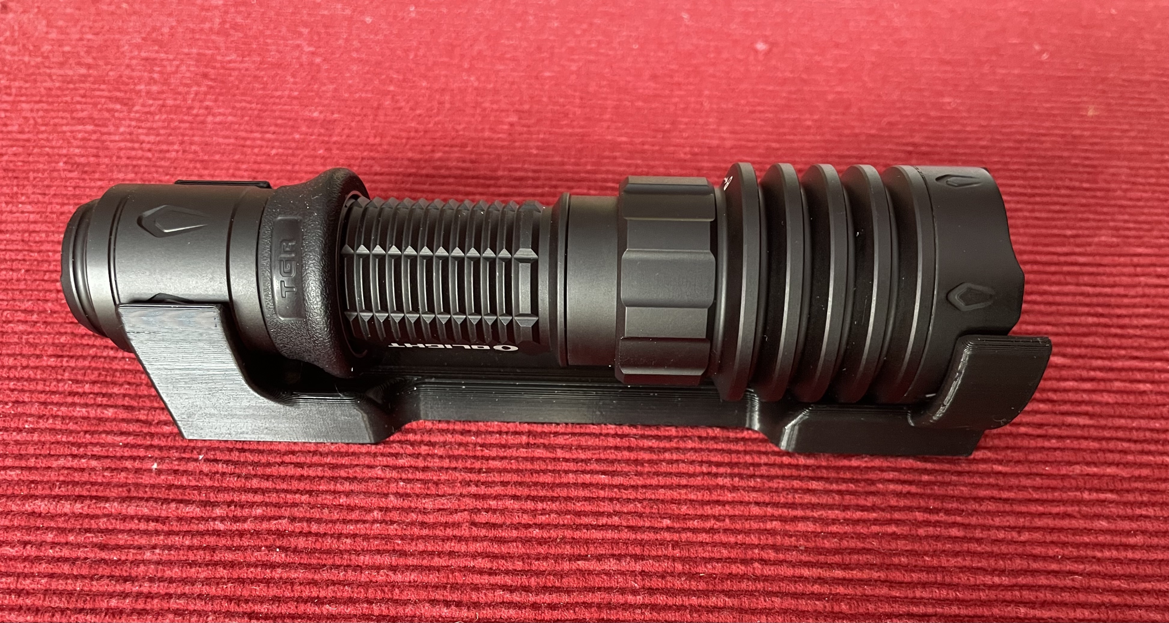 Olight Warrior 4X flashlight holder by K-Med | Download free STL model ...