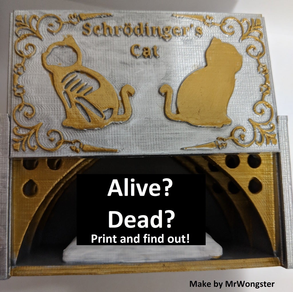 Schrödinger's Cat by RyanTheMast | Download free STL model | Printables.com