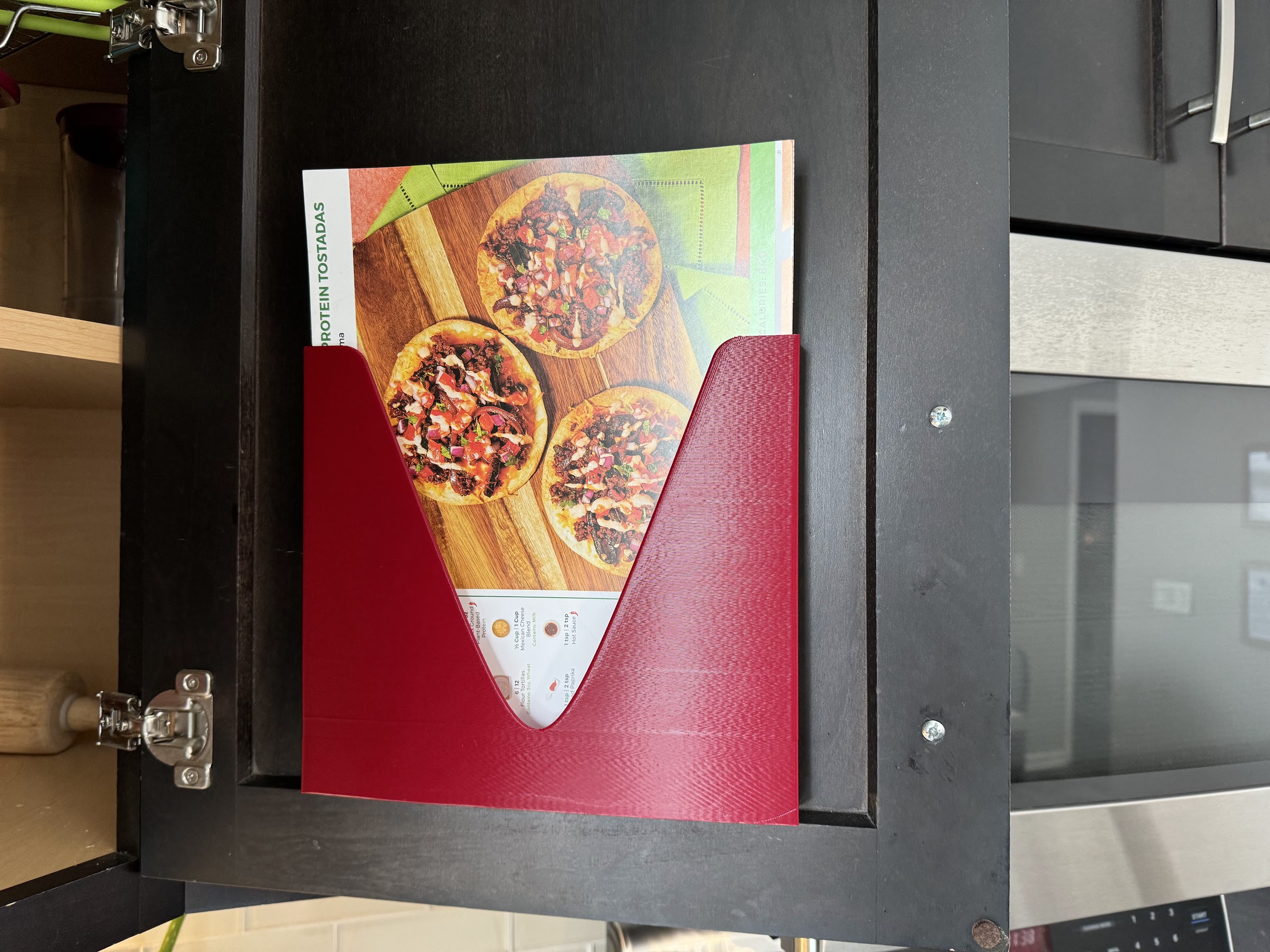 Cabinet Door Recipe Holder by Mave922 | Download free STL model ...