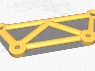 M0PLK middle insulator for ladder line by DK1MI | Download free STL ...