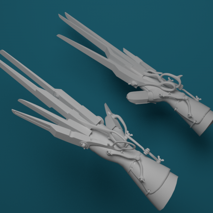 Edward Scissor Hands... Hands. by Chainsaw_Mano | Download free STL model | Printables.com