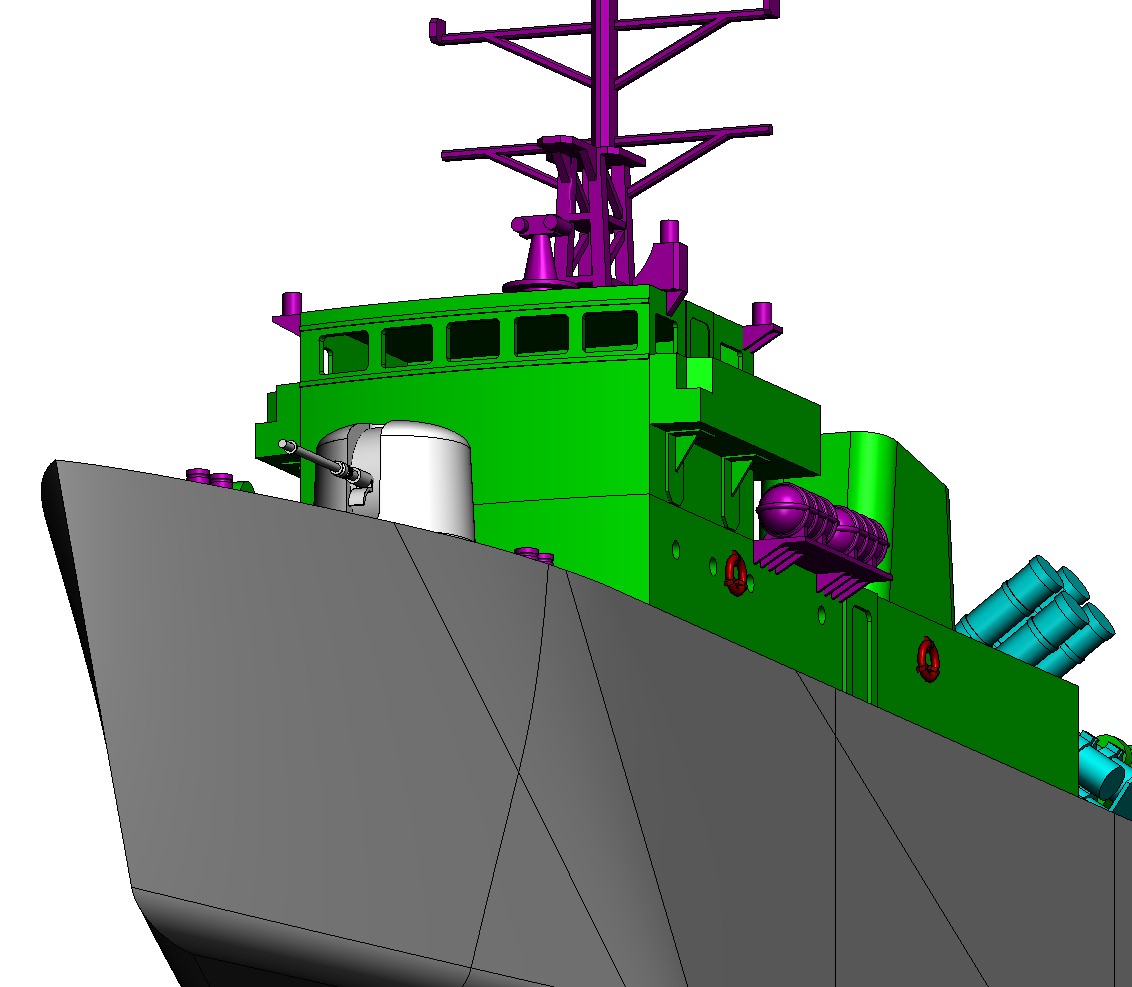 Remote Control Boat: Small Destroyer Model by Mavagoodtime | Download ...