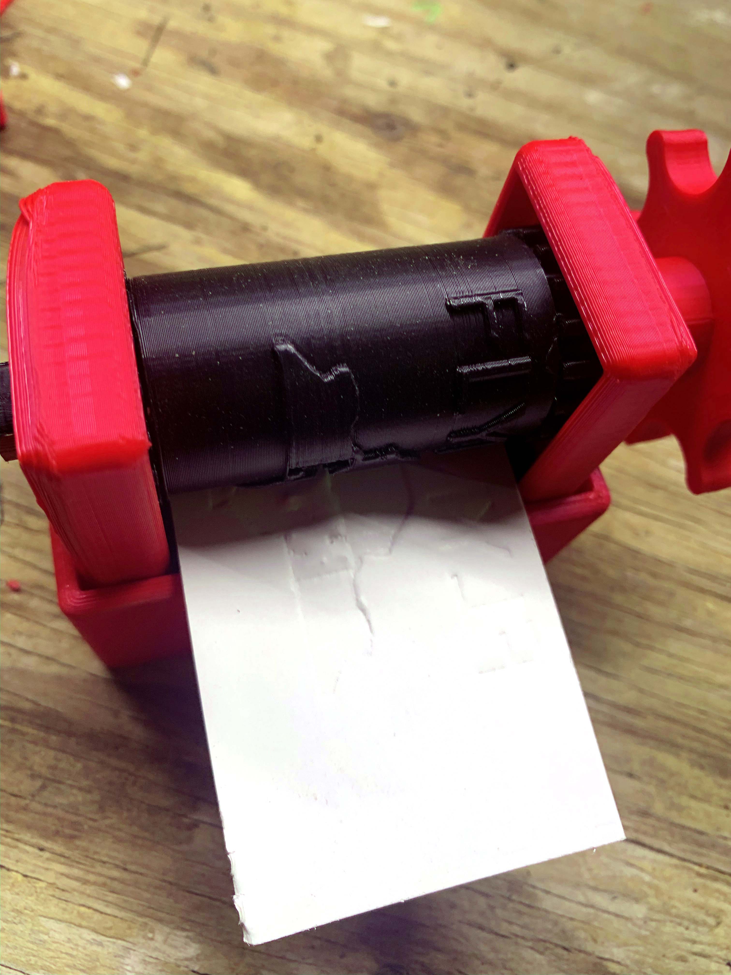 PEF Business card embosser roller by Flynn | Download free STL model ...