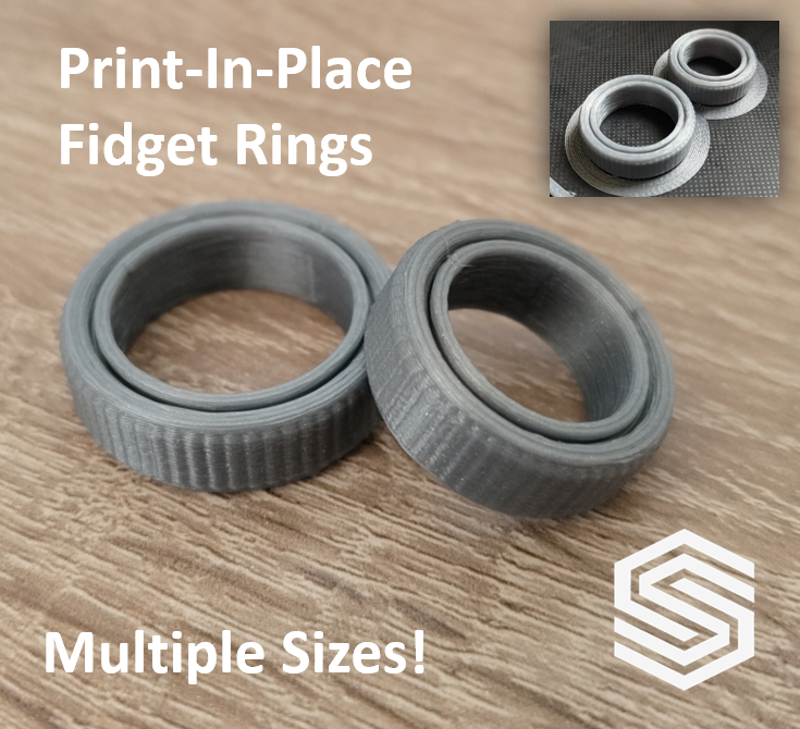 Design Fidget Ring - Print-In-Place by UniversalMaker | Download free ...