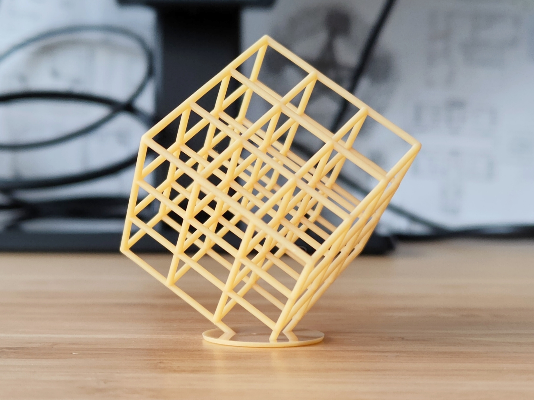 Dimension Cube - Lattice structure - Resin Print - Resin SLA Printer by ...