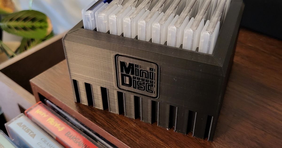 MiniDisc Holder by HuBBie36 | Printables Store