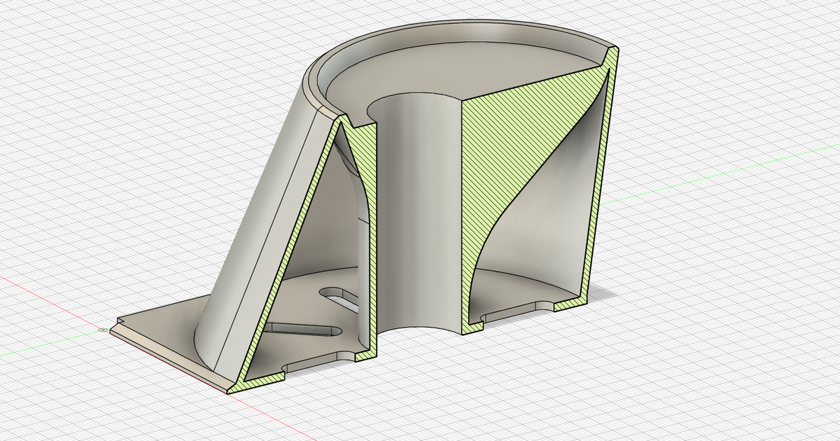 Keurig K-Mini Oversize Mug Offset Riser by Onyhr | Download free STL ...