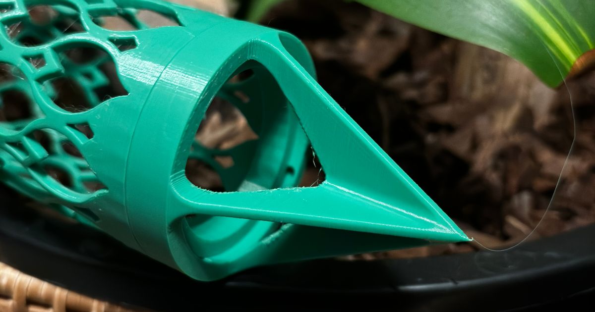 LEAF Moss Pole Ancher - Scaled Up by SENTNTTOILET | Download free STL ...