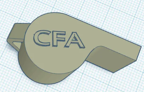 CFA Whistle by LetsWriteShow | Download free STL model | Printables.com