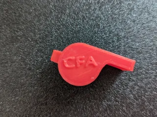 CFA Whistle by LetsWriteShow | Download free STL model | Printables.com