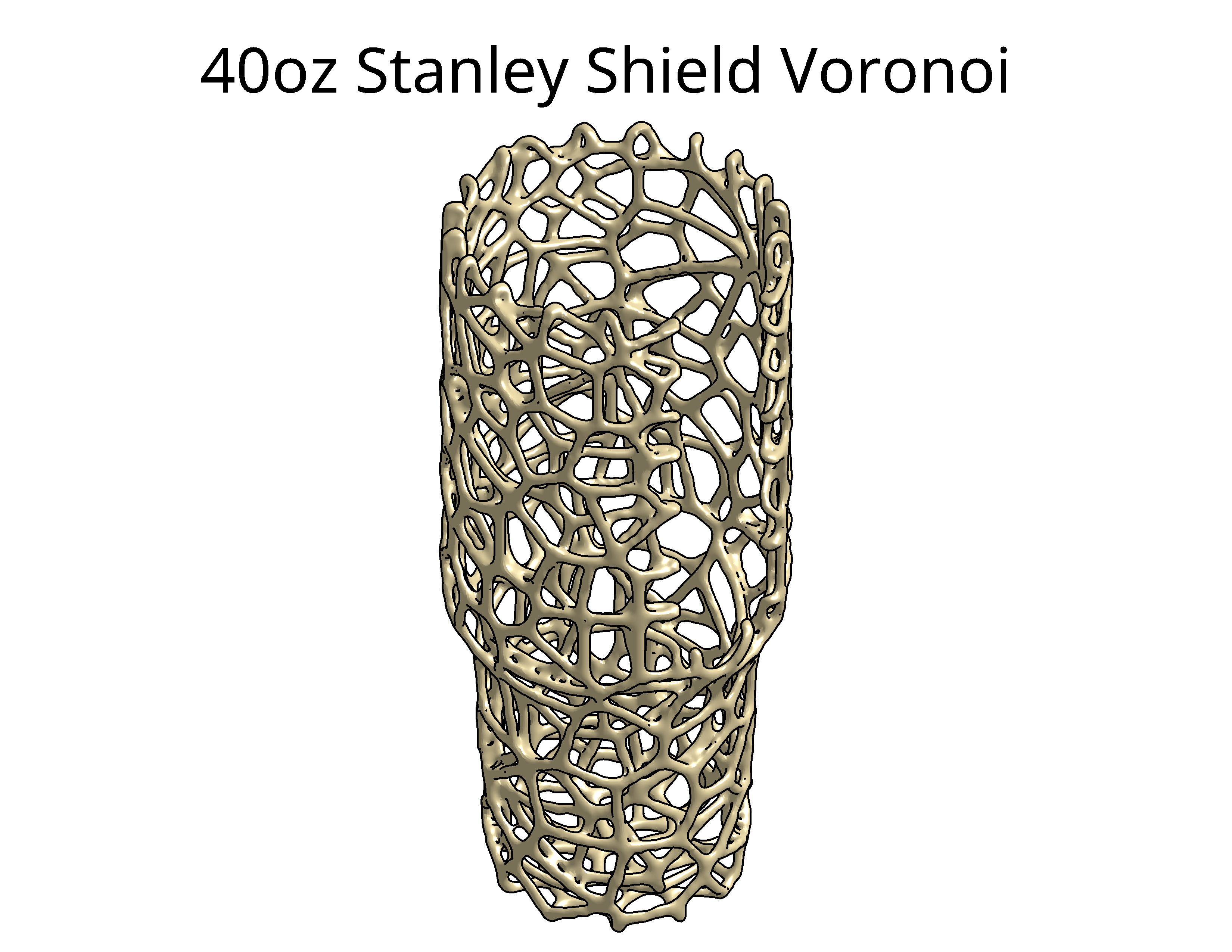 40oz Stanley Quencher Shield (Voronoi) par DJF94 | Téléchargez ...