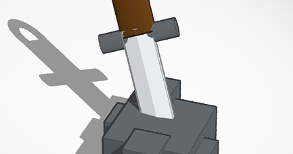 Sword In Stone by DuckDudeAZ | Download free STL model | Printables.com
