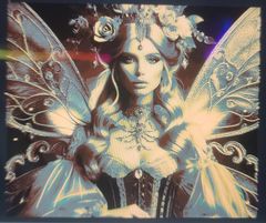 Queen Butterfly fairy Picture/Hueforge and Frame by Coriell3DZ ...