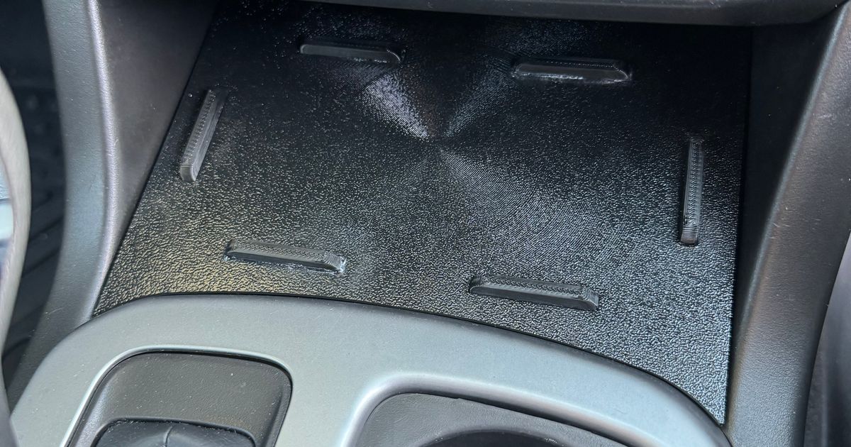 Chevy Colorado Front Console Cubby Cover by Gabecar3 | Download free ...