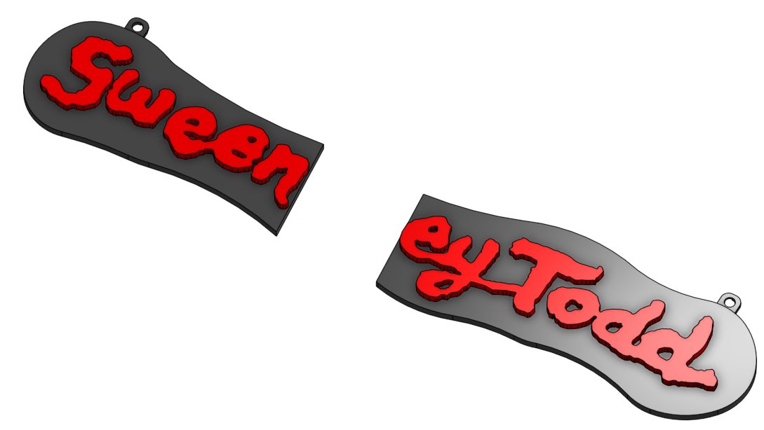 Sweeny Todd Logo Wall Sign by Über Designs | Download free STL model ...