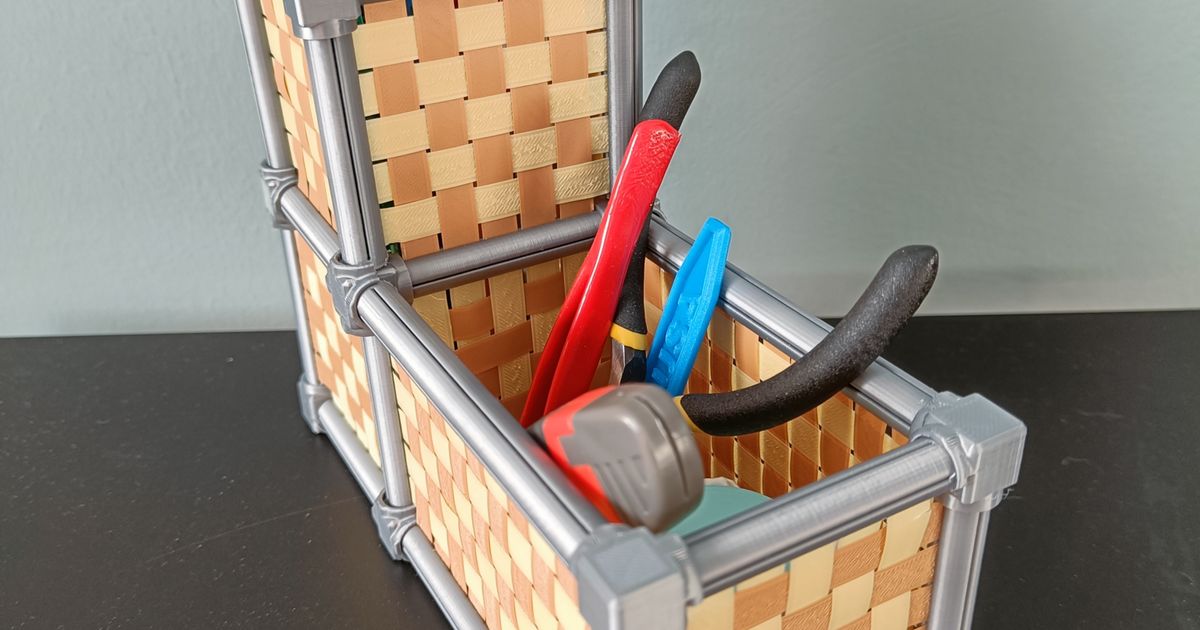 Woven modular box system by jamesgt | Download free STL model ...