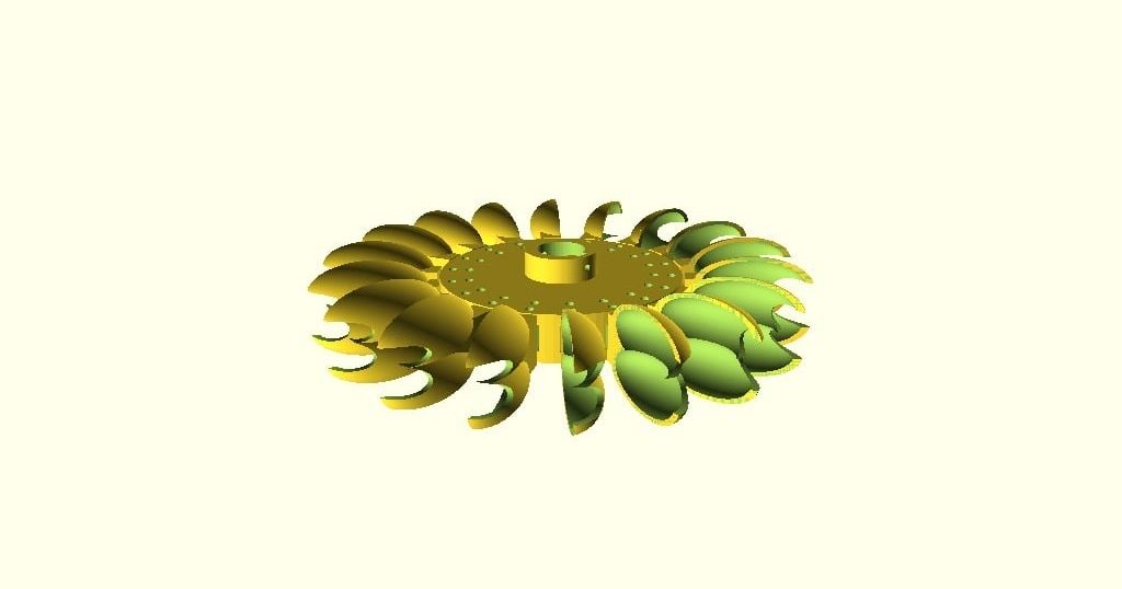 Pelton and Turgo turbine runners por Ricardo Miotto Redin | Descargar ...