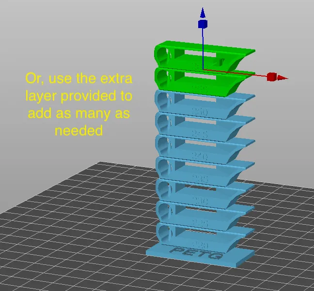 Customizable Temperature Tower Kit by T_Bone77 | Download free STL ...