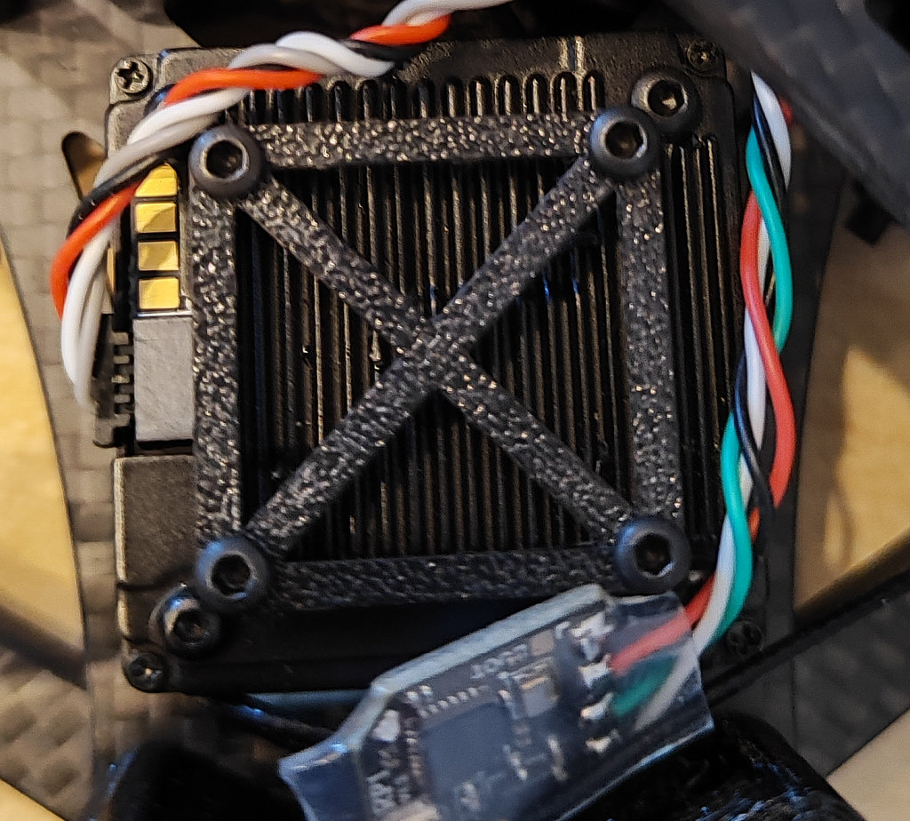 Receiver mount frame for Walksnail VTX or 20mm holes by PcDoc ...