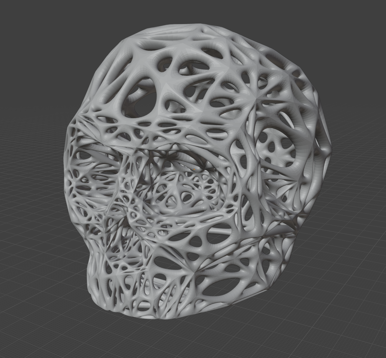 Voronoi Skull Low Poly by aChildOfEarth | Download free STL model ...