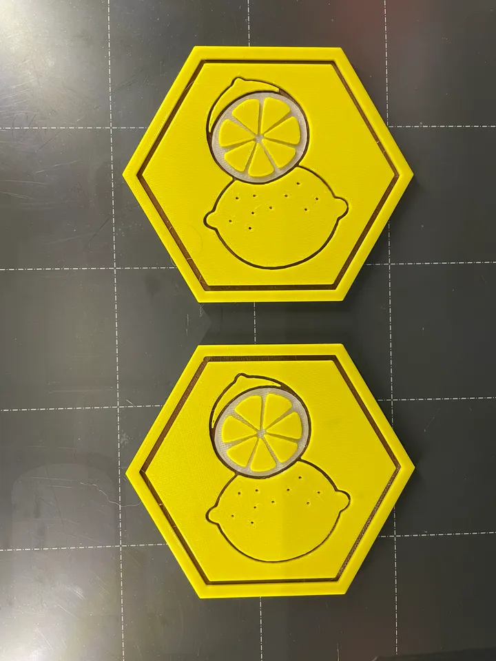 Lemon Coaster by genevetrone | Download free STL model | Printables.com