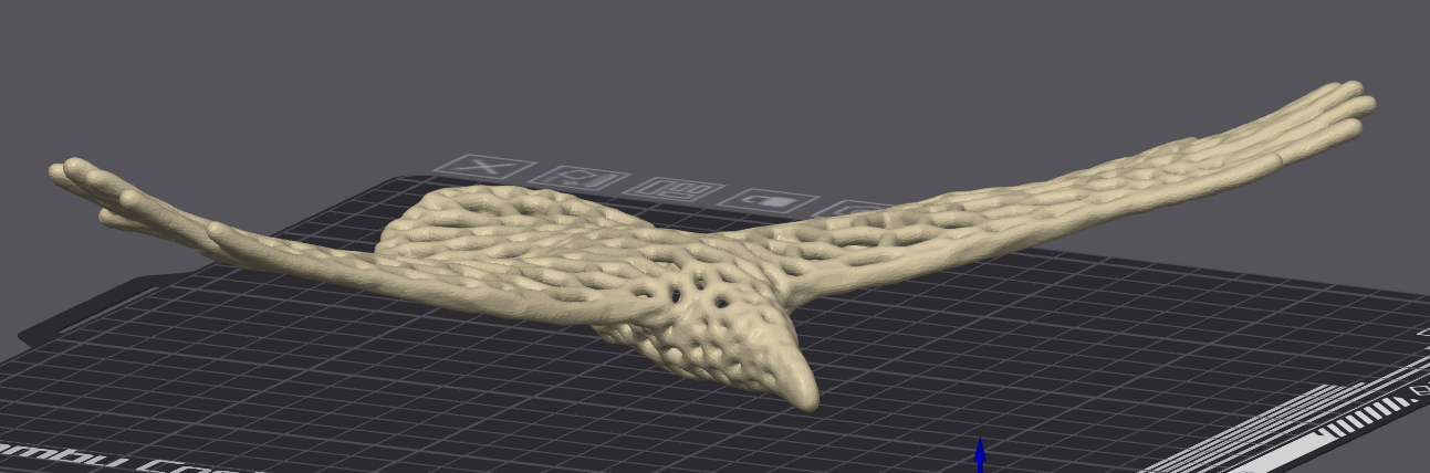 Voroni Flying Raven by Tyler Cramer | Download free STL model ...