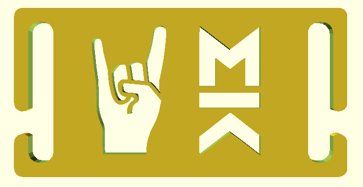Customizable MOLLE Patch/Name Tag - Text & SVG - OpenSCAD by samster395 ...