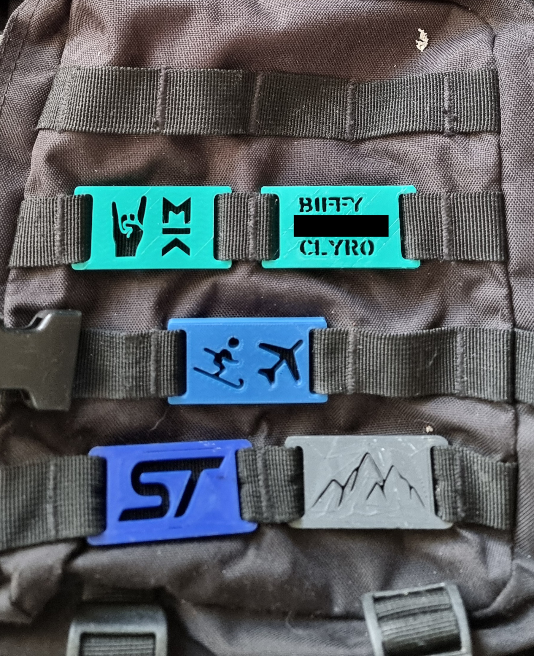 Customizable MOLLE Patch/Name Tag - Text & SVG - OpenSCAD by samster395 ...