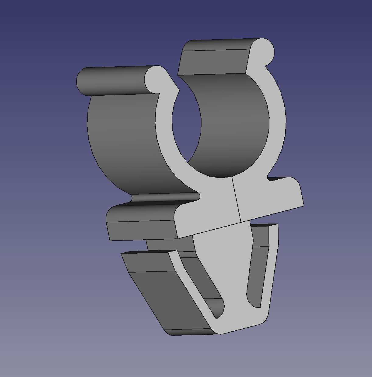 Nissan bonnet clip (updated) by Black_Wolfie | Download free STL model ...