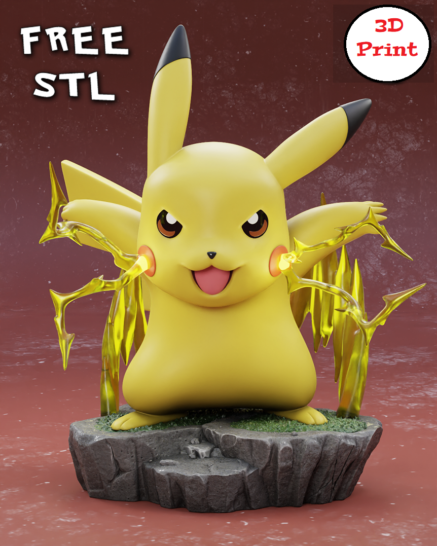 Electric Pikachiu by Prody | Download free STL model | Printables.com