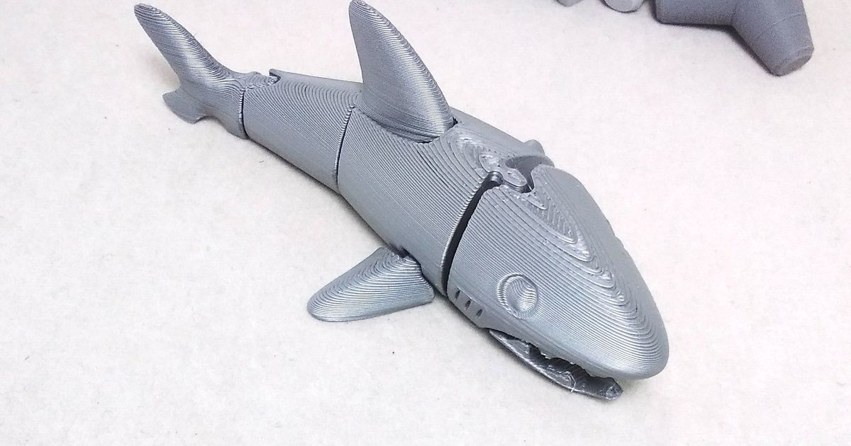 Articulated Shark by Lali3d | Download free STL model | Printables.com