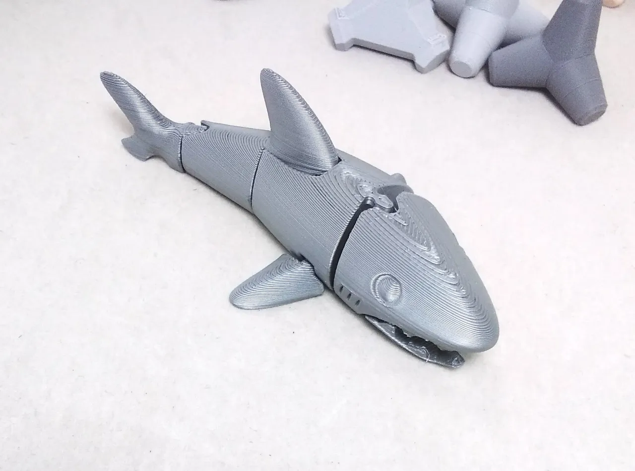 Articulated Shark by Lali3d | Download free STL model | Printables.com