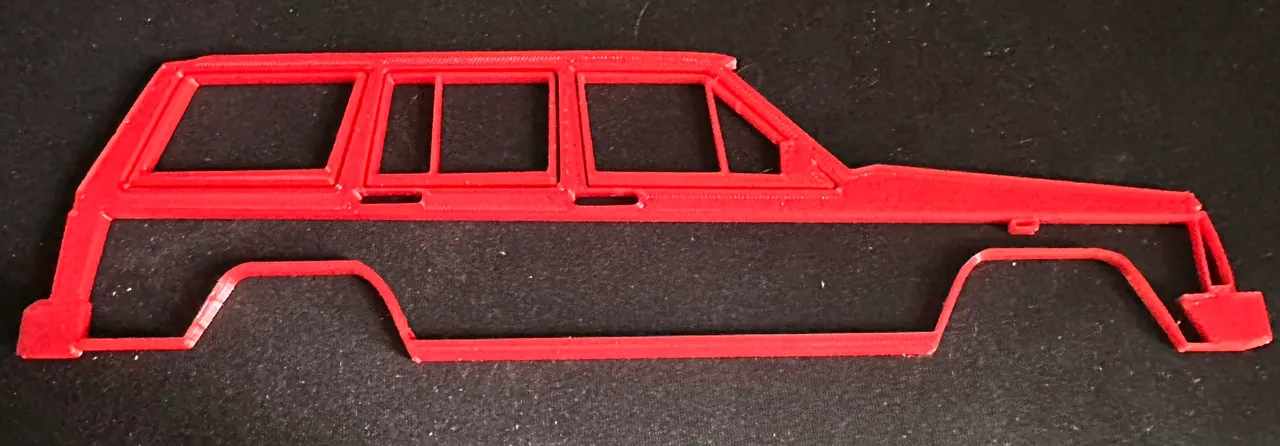 XJ Jeep silhouette by Brandon Hagler | Download free STL model ...