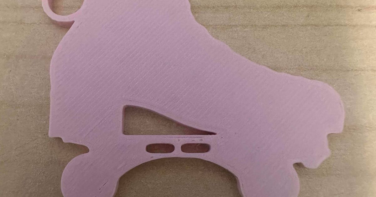 Roller Skate key chain by LayZboyChino | Download free STL model ...