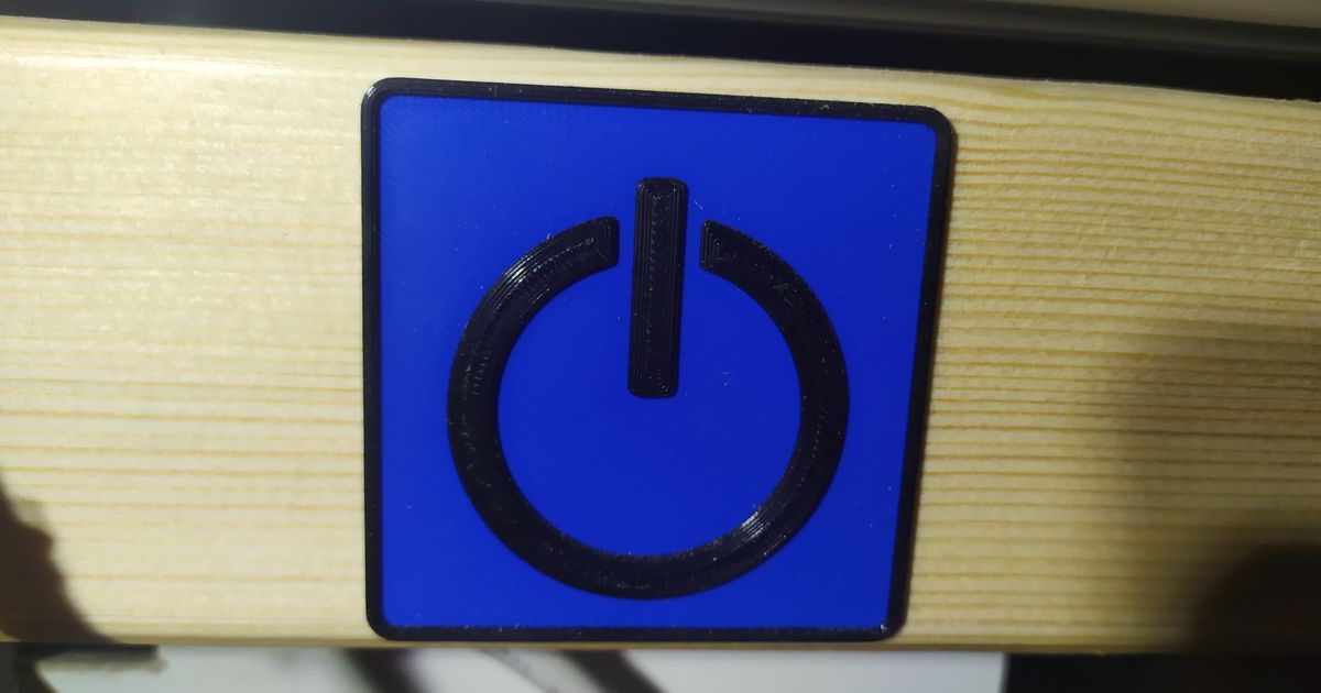 Power label by ervys | Download free STL model | Printables.com