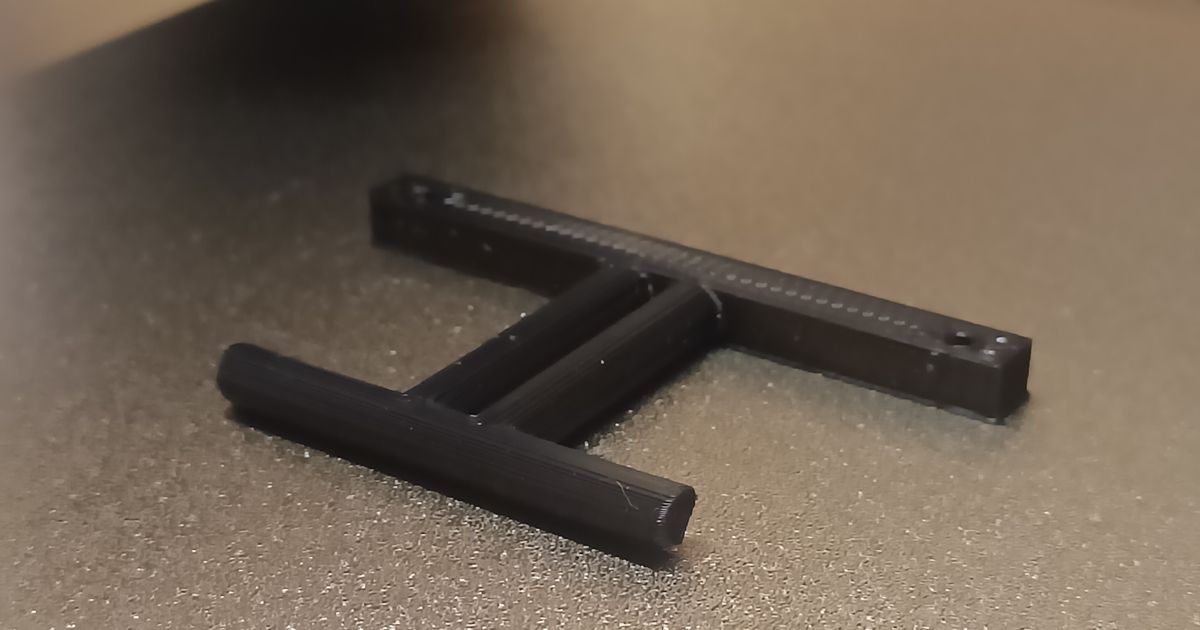 Creality Ender 3 S1 bed handle by SASFPV | Download free STL model ...