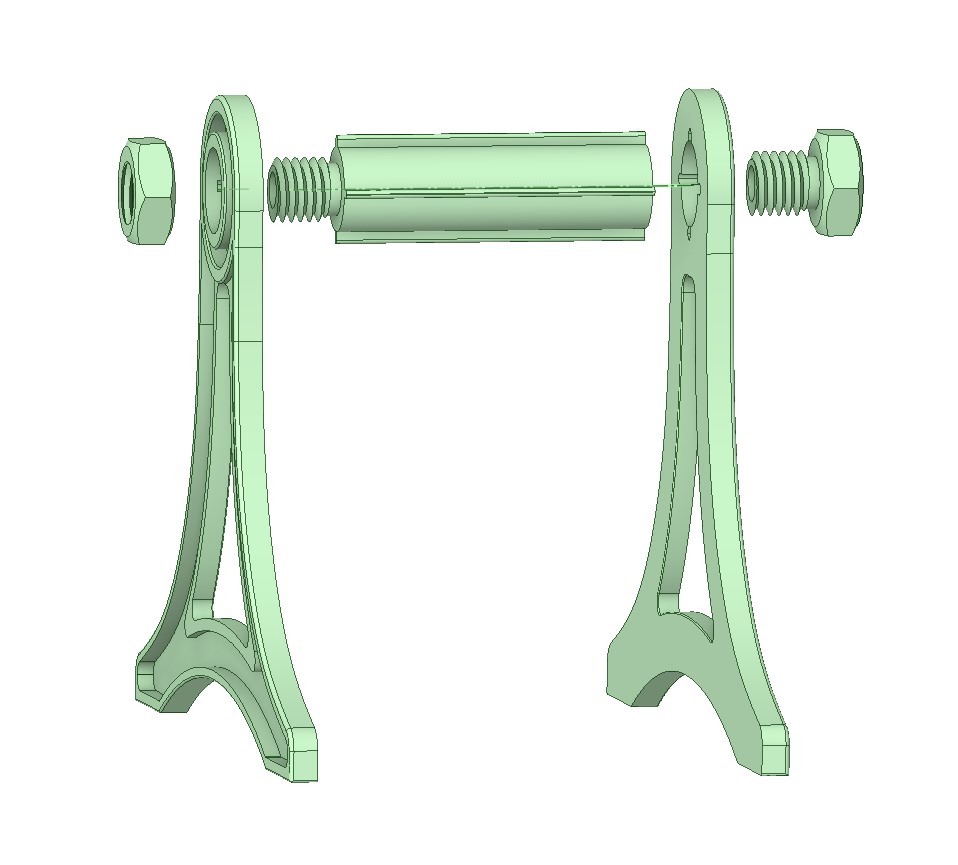 Filament Spool Holder by TG Kang | Download free STL model | Printables.com