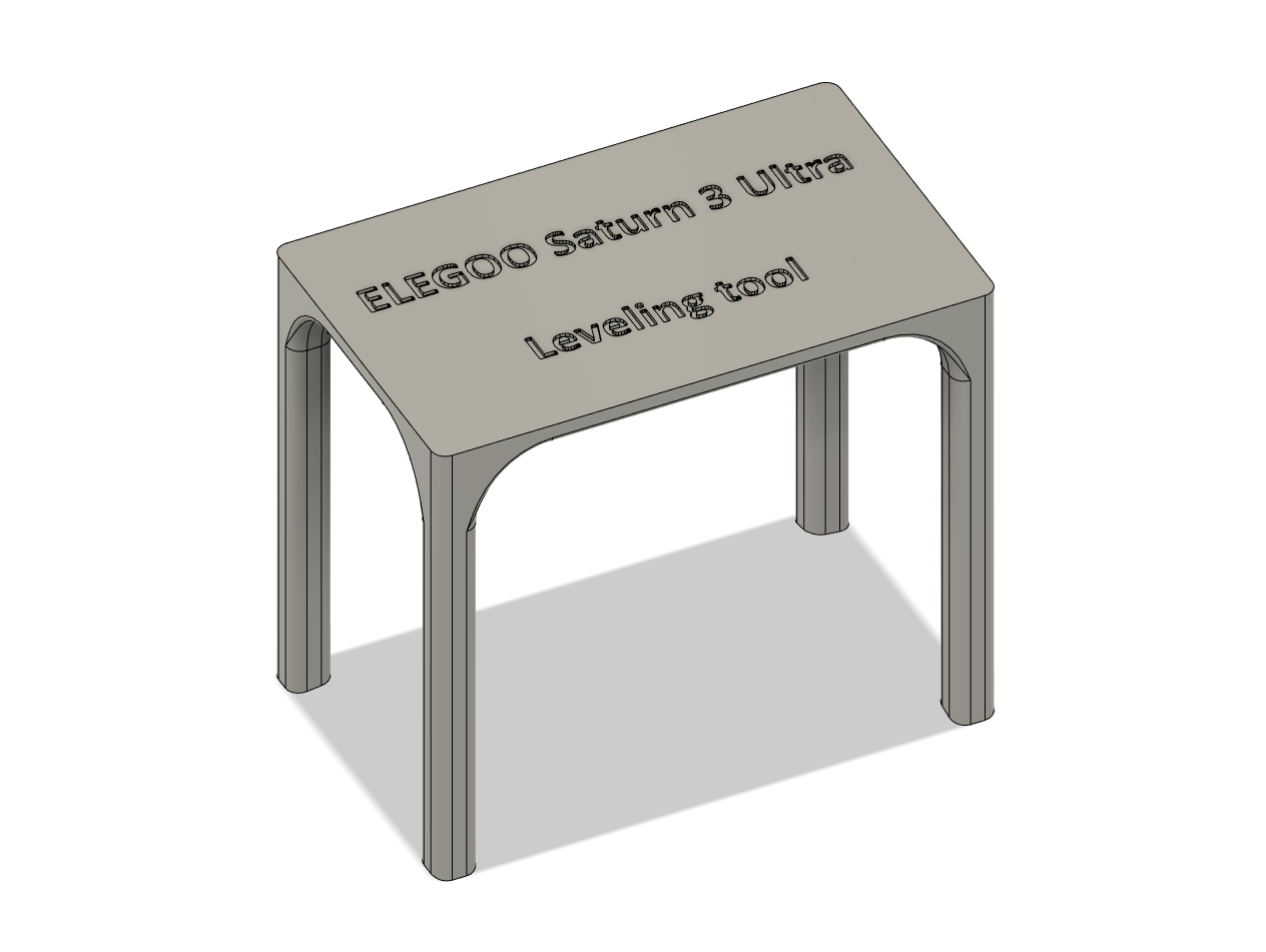 Elegoo Saturn 3 Ultra Leveling Tool By Qlimbal Download Free Stl