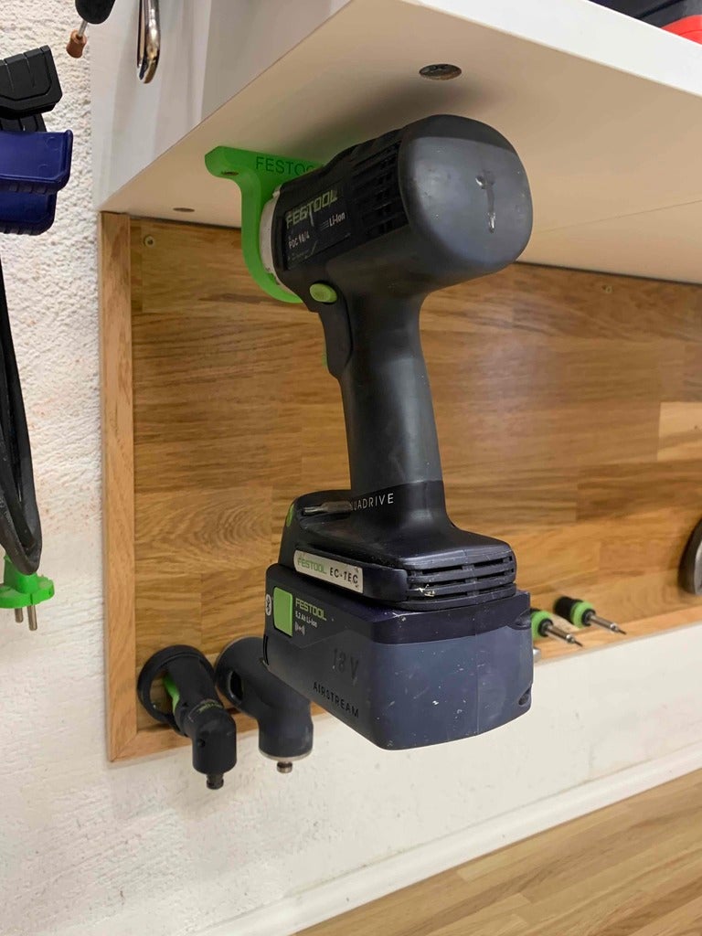 Holder for 42 mm festool drills. by Kerndrup | Download free STL model ...