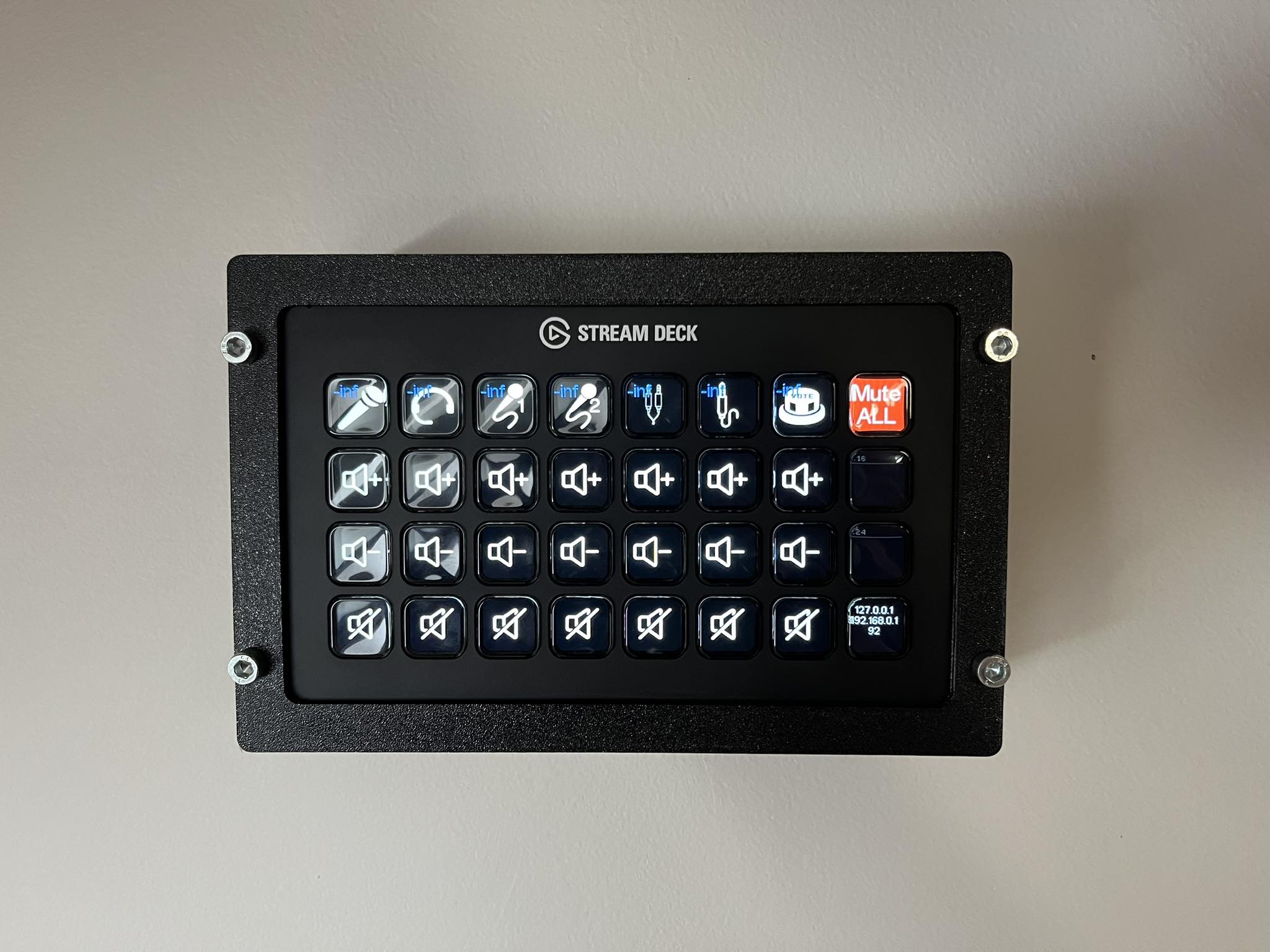 Streamdeck XL + Raspberry Pi Wall mount Enclosure by Wivry | Printables ...