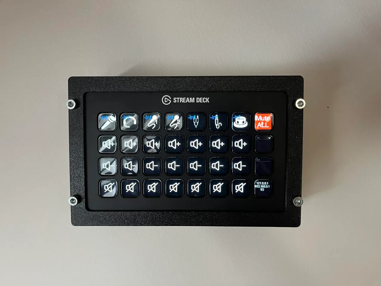 Streamdeck XL + Raspberry Pi Wall mount Enclosure by Wivry | Download ...