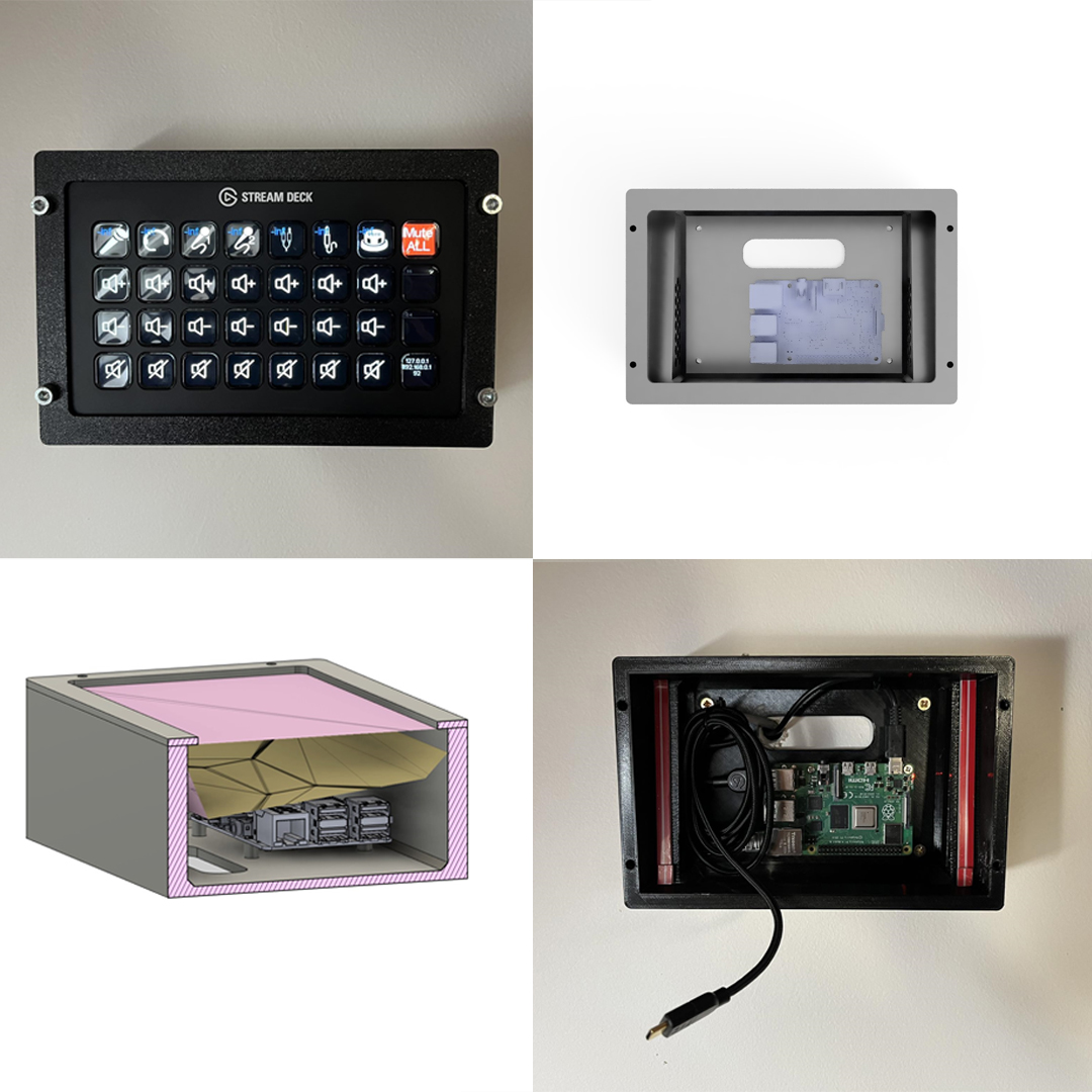 Streamdeck XL + Raspberry Pi Wall mount Enclosure by Wivry | Printables ...