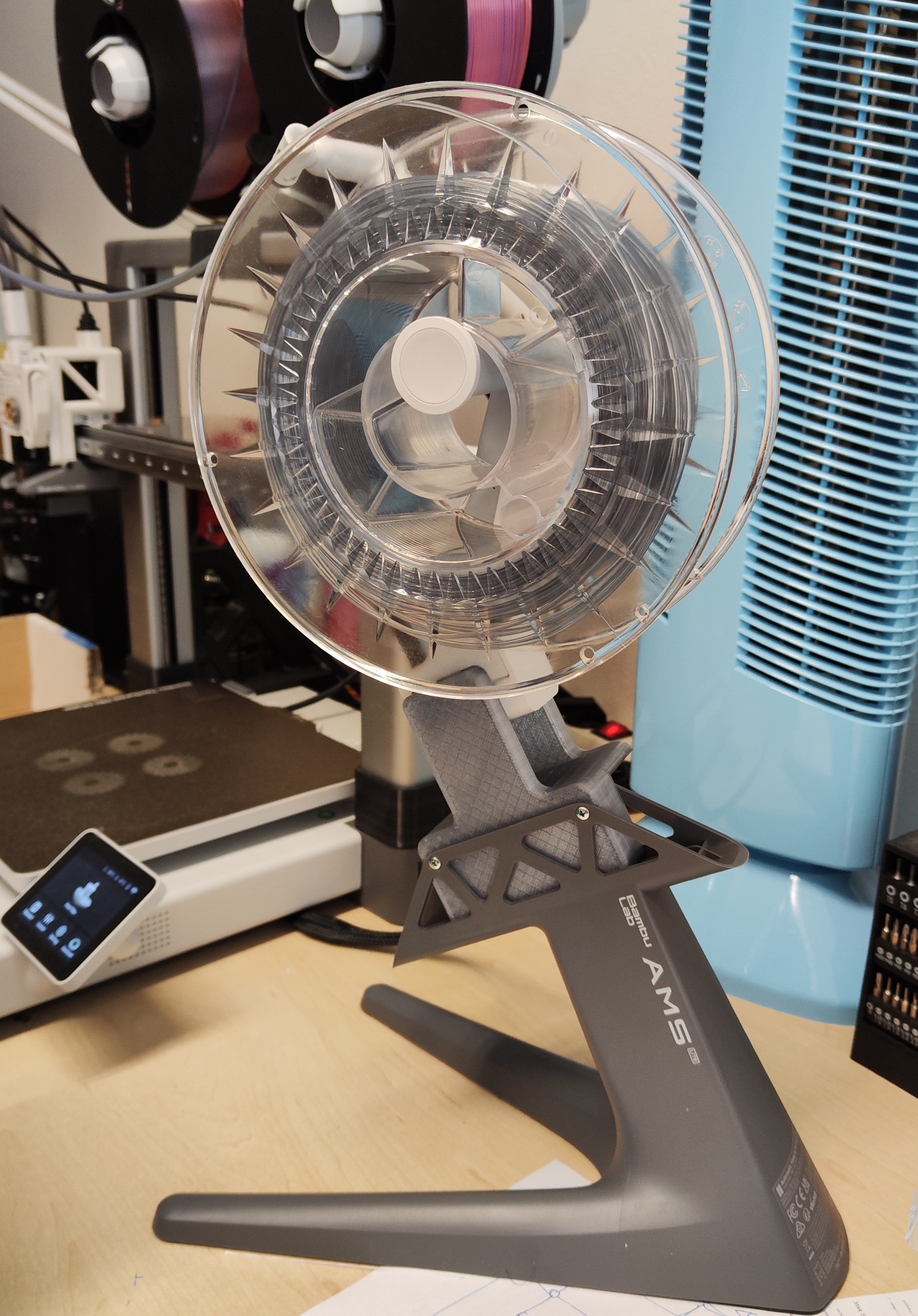 AMS Lite stand spool holder adapter by Dušan Medlín | Download free STL ...