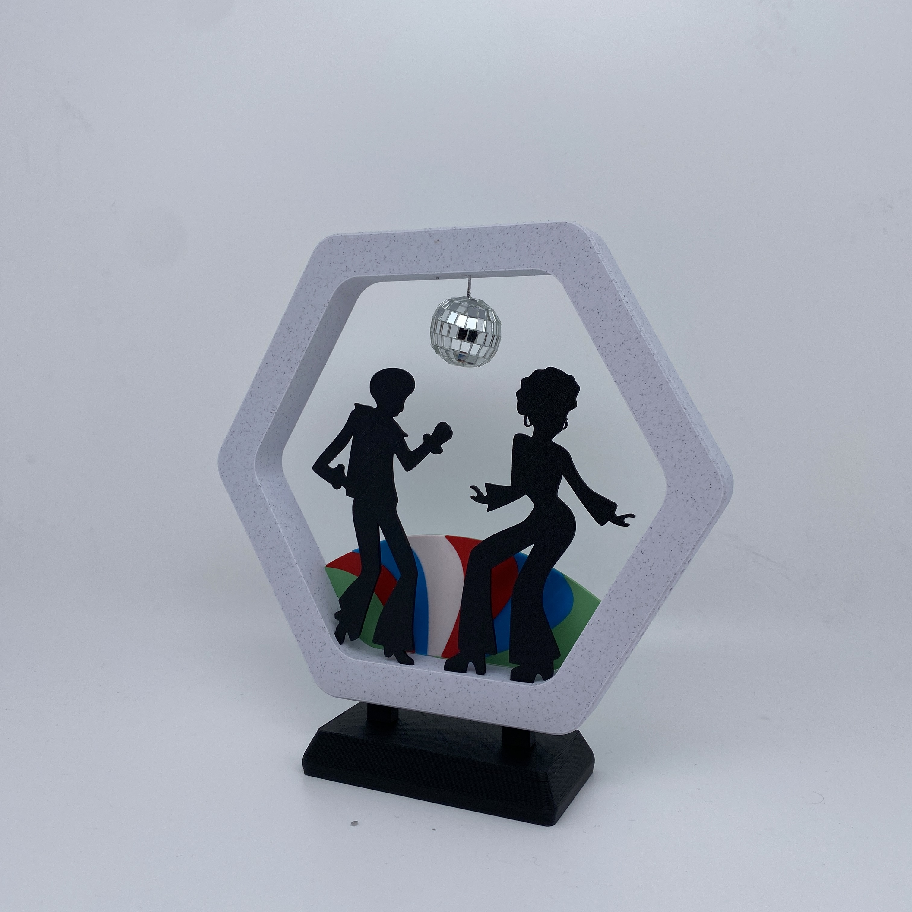 Frame Disco dancers by Xav83 | Download free STL model | Printables.com