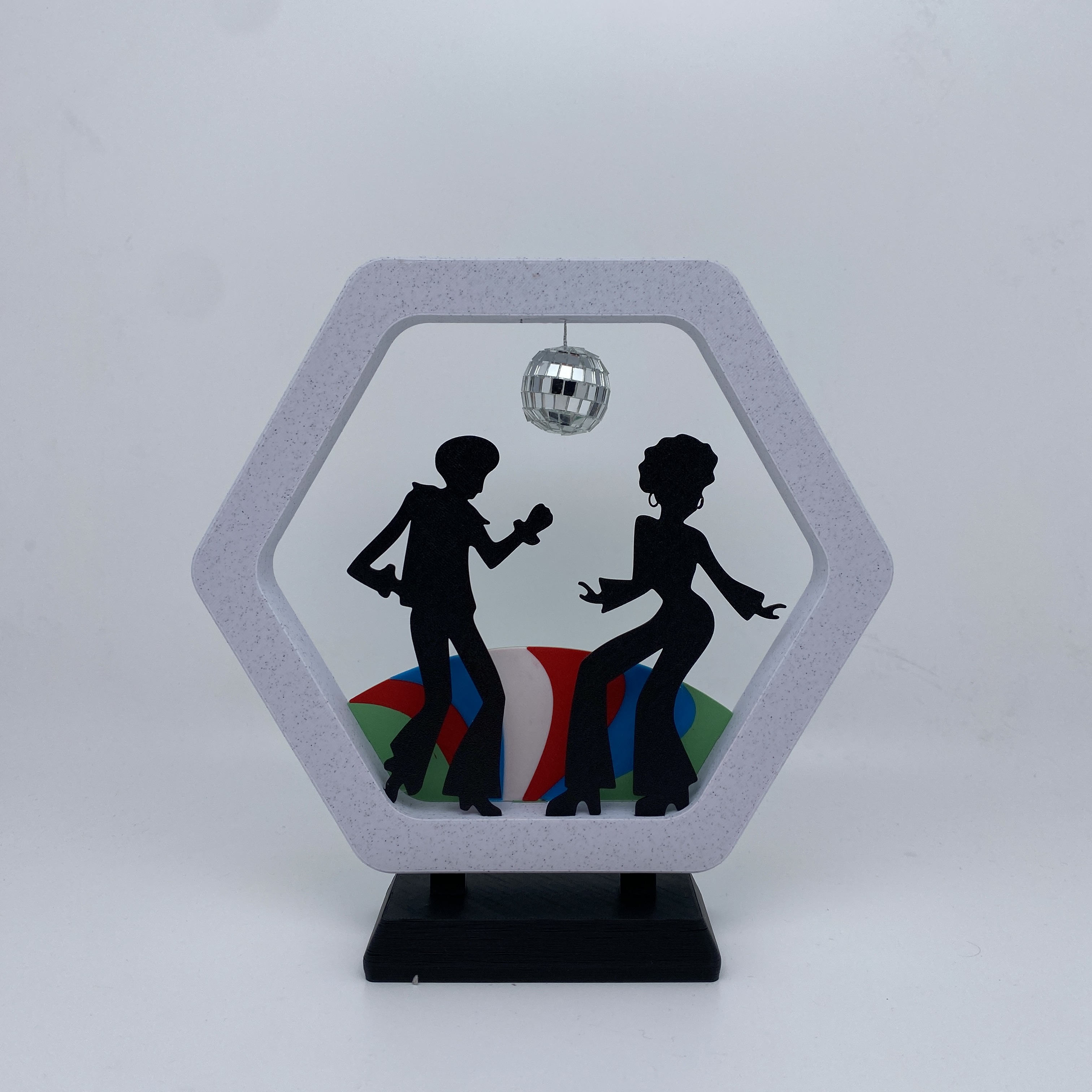 Frame Disco dancers by Xav83 | Download free STL model | Printables.com