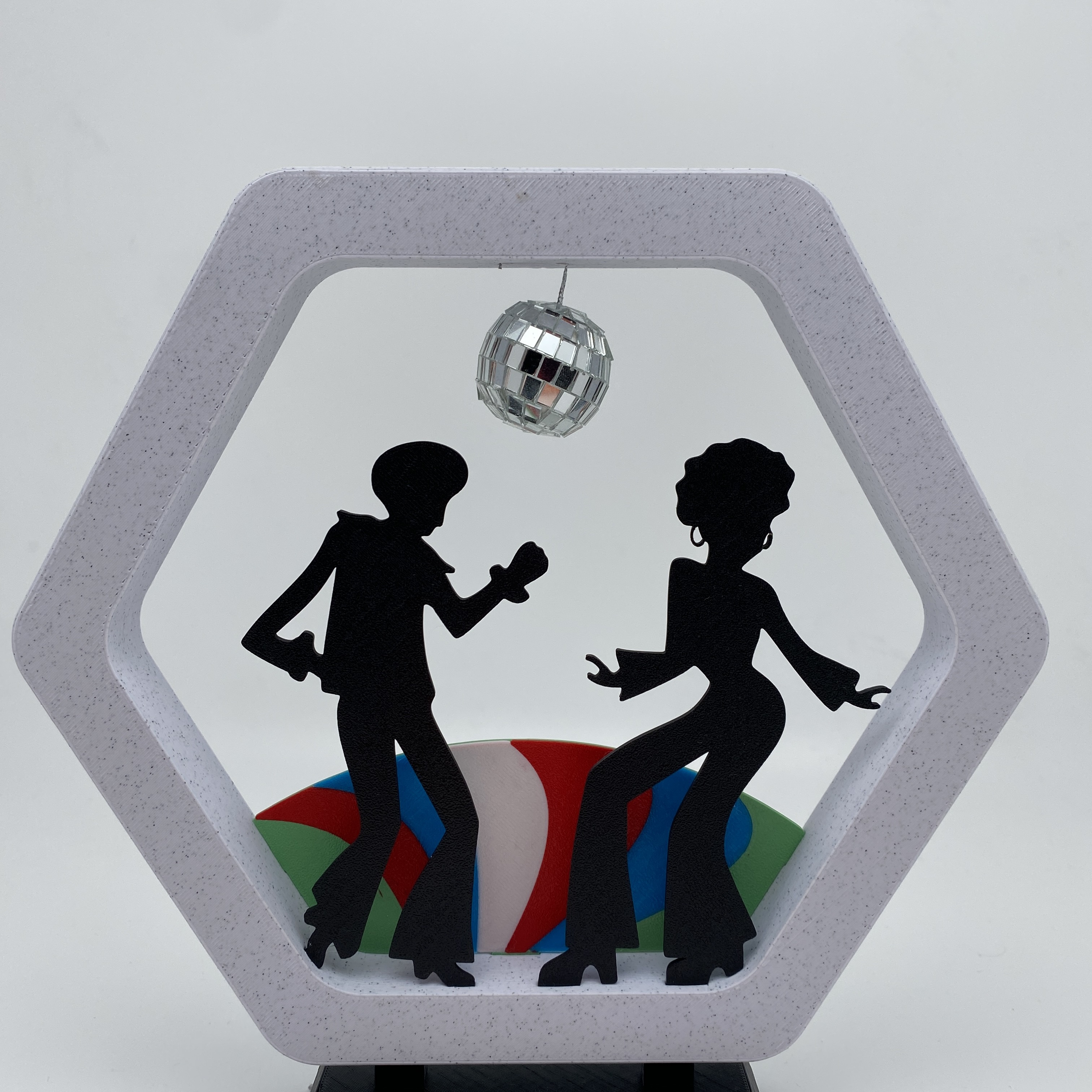 Frame Disco dancers by Xav83 | Download free STL model | Printables.com