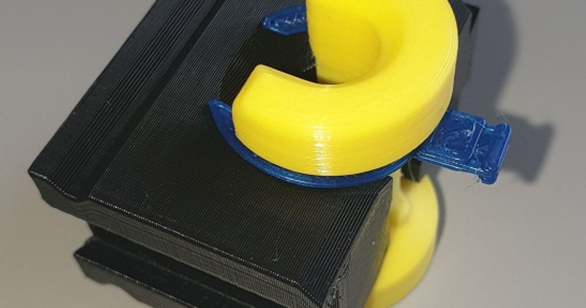 REVOLving cable mount locking clip by Daniel | Download free STL model ...