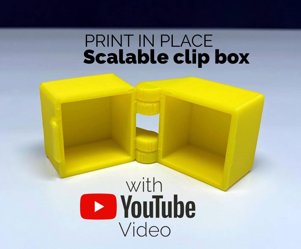 Scaleable PiP Box WITHOUT supports (Print-In-Place Box) by MAKERTEAM ...